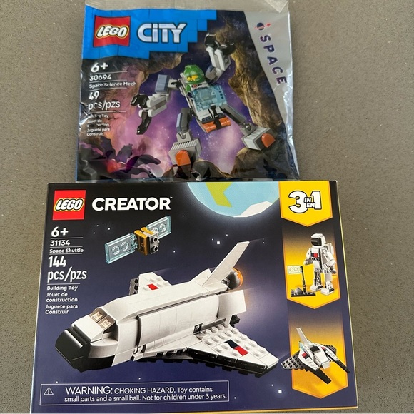 Lego | Toys | Lego Creator 3134 Space Shuttle Building Set City 3694 ...